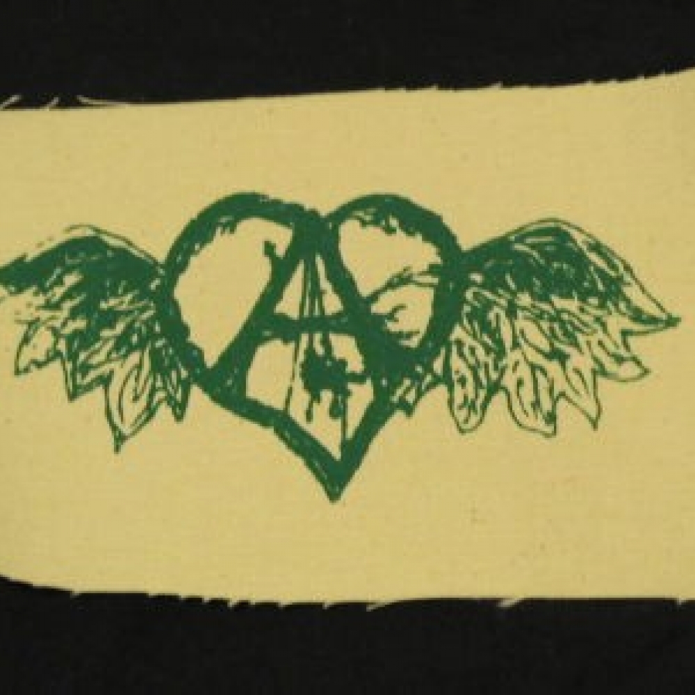 flying forest defender anarchy heart - choose color, green OR black ...